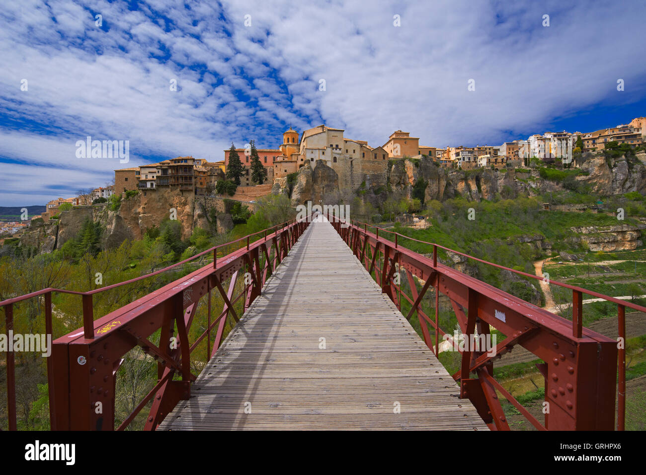 Saint Paul Bridge, Cuenca, UNESCO World Heritage Site. Castilla-La ...