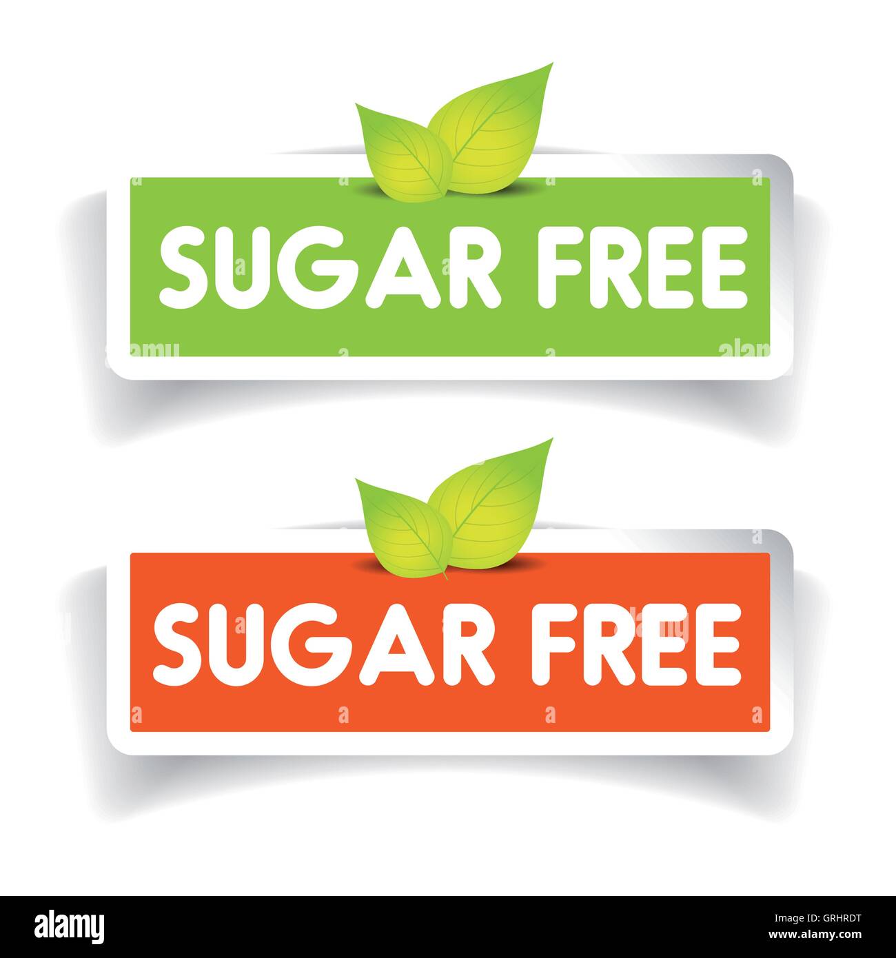 Sugar free label vector set Stock Vector Image & Art - Alamy