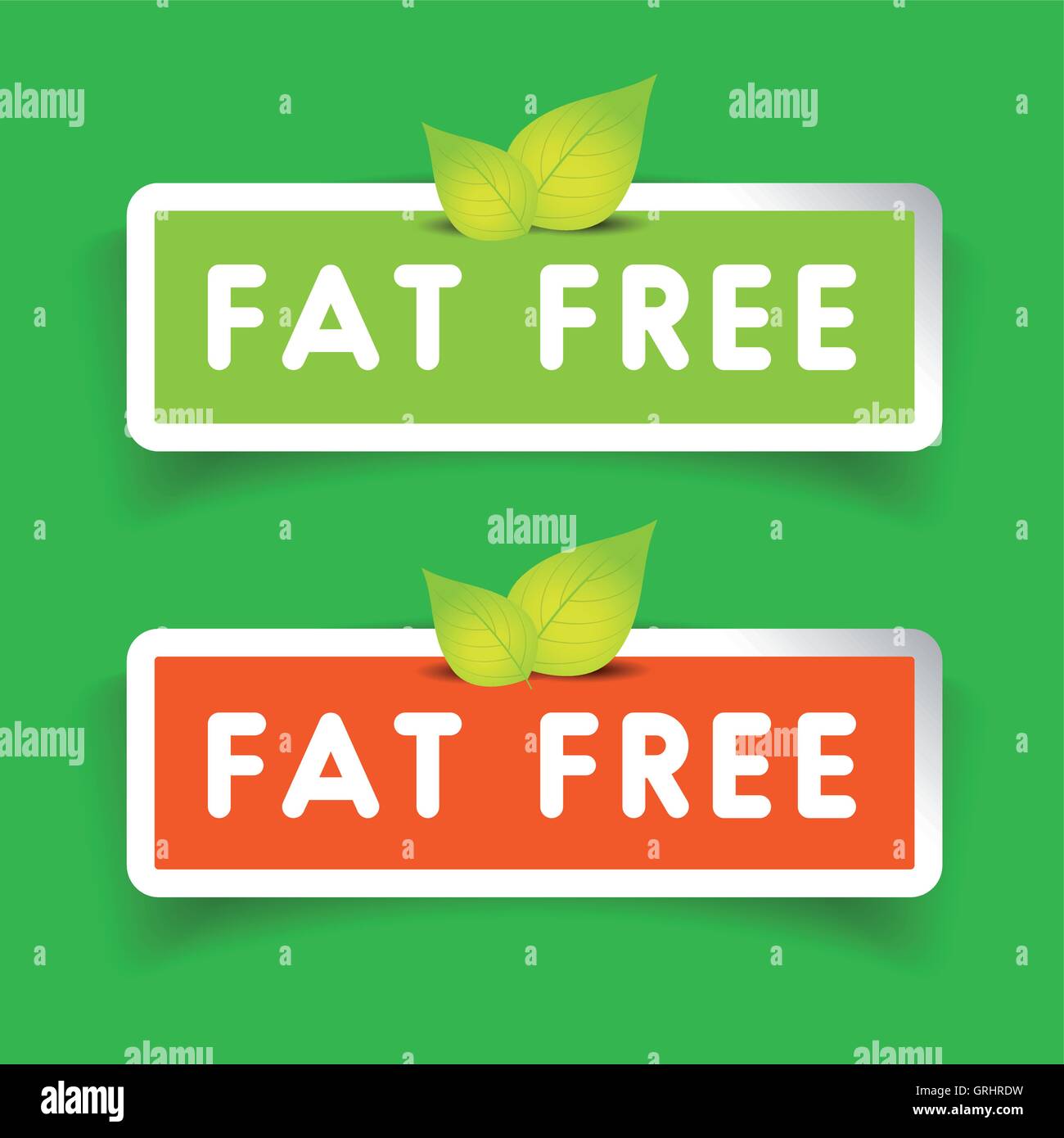 Fat free label hi-res stock photography and images - Alamy