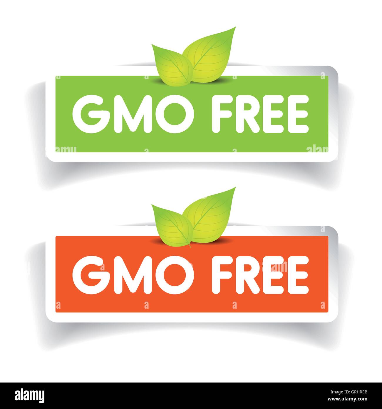 GMO free label vector set Stock Vector Image & Art - Alamy