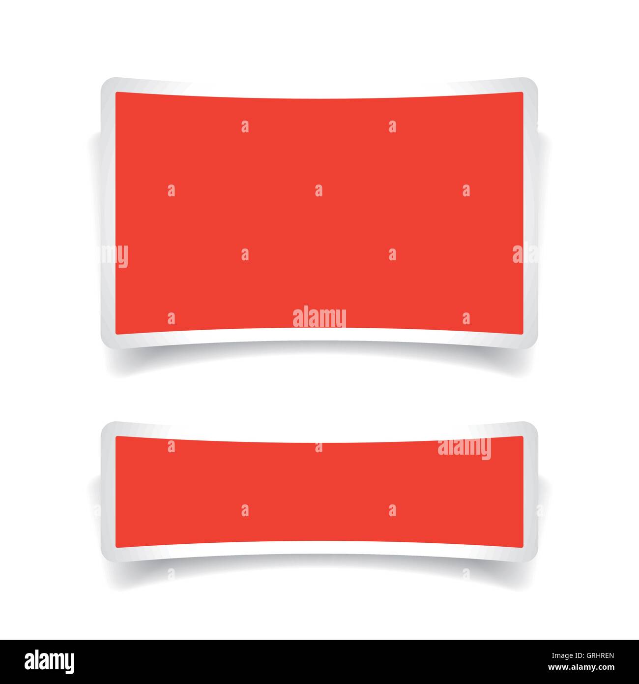 Empty vector label set Stock Vector Image & Art - Alamy