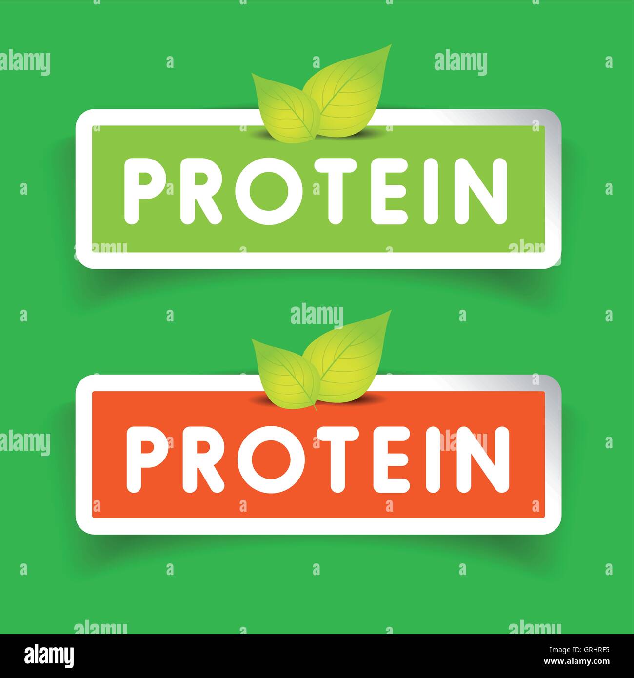 Protein label vector set Stock Vector Image & Art - Alamy