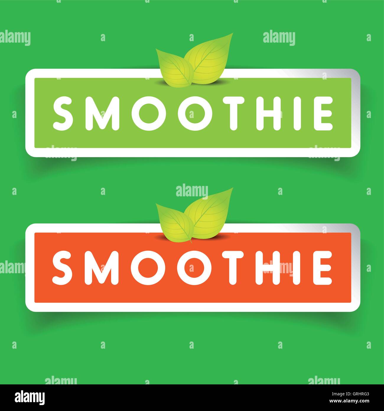 Smoothie label vector sign Stock Vector Image & Art - Alamy