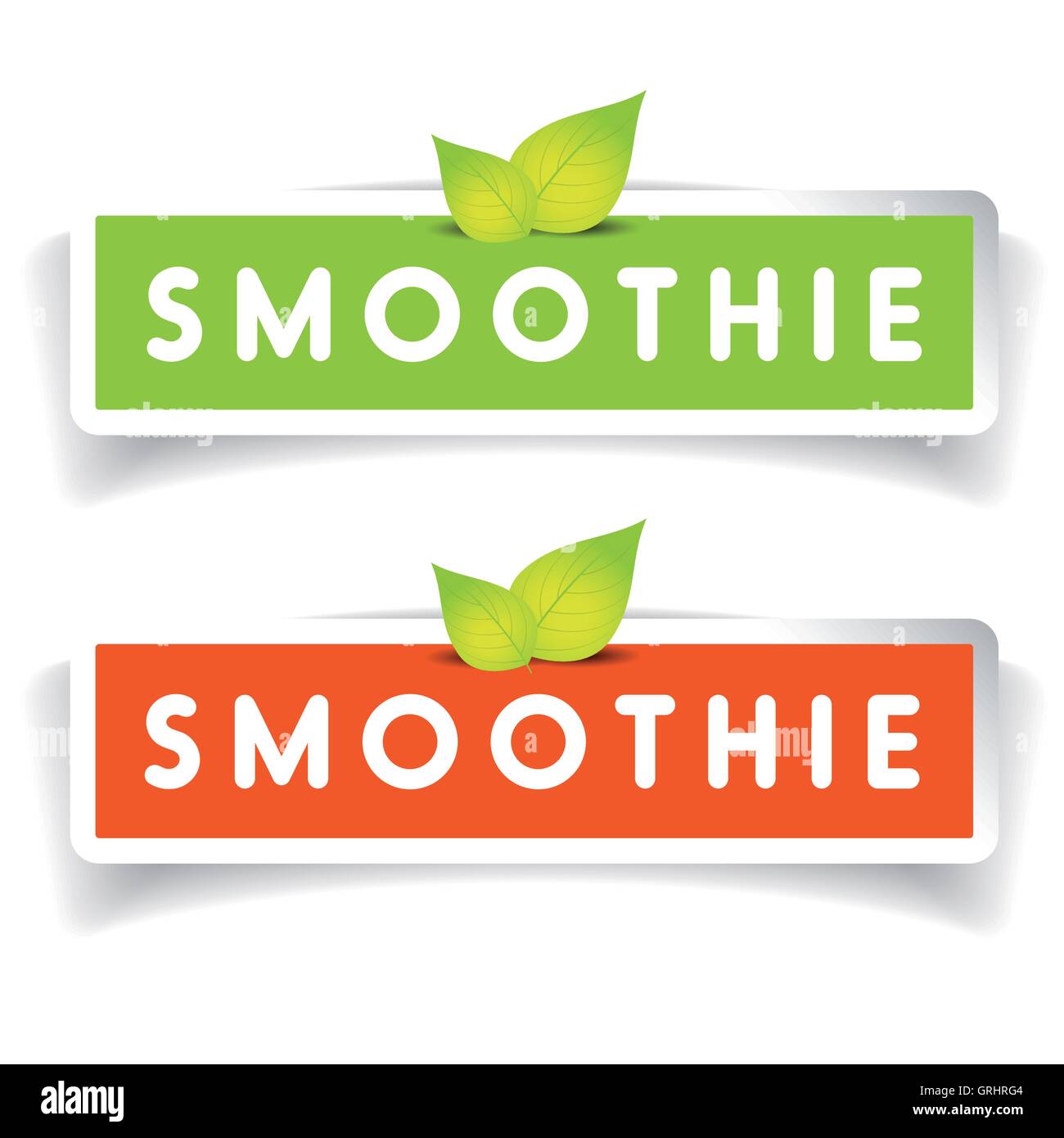 Smoothie label vector sign Stock Vector Image & Art - Alamy