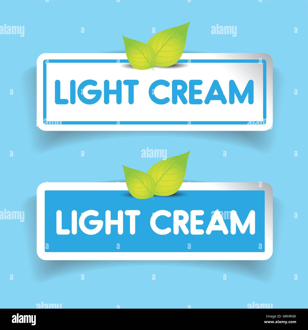 Light cream label vector Stock Vector Image & Art - Alamy
