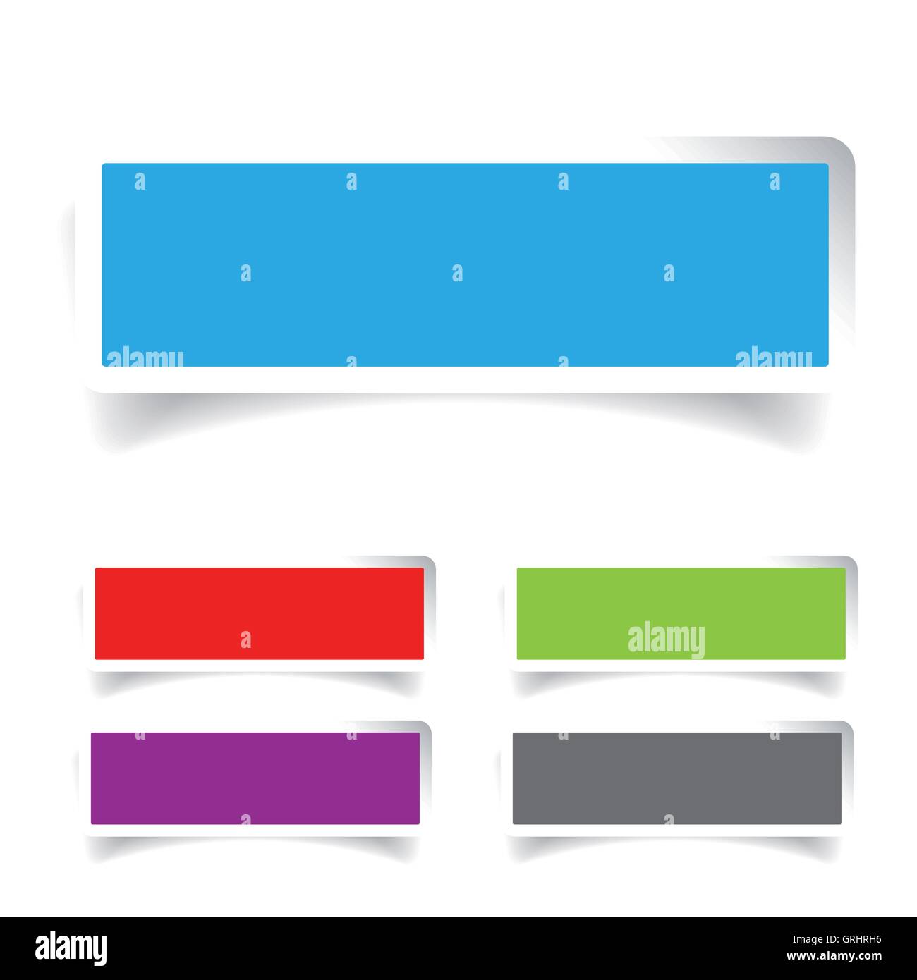 Empty label stickers set Stock Vector Image & Art - Alamy