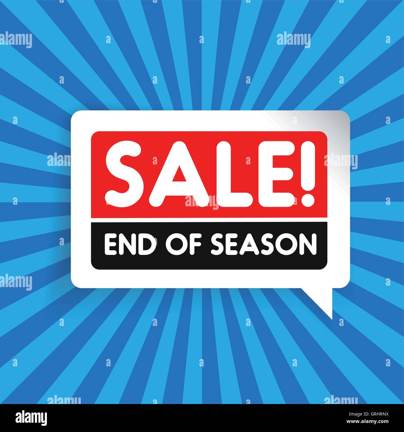 Sale - End of season label vector Stock Vector Image & Art - Alamy