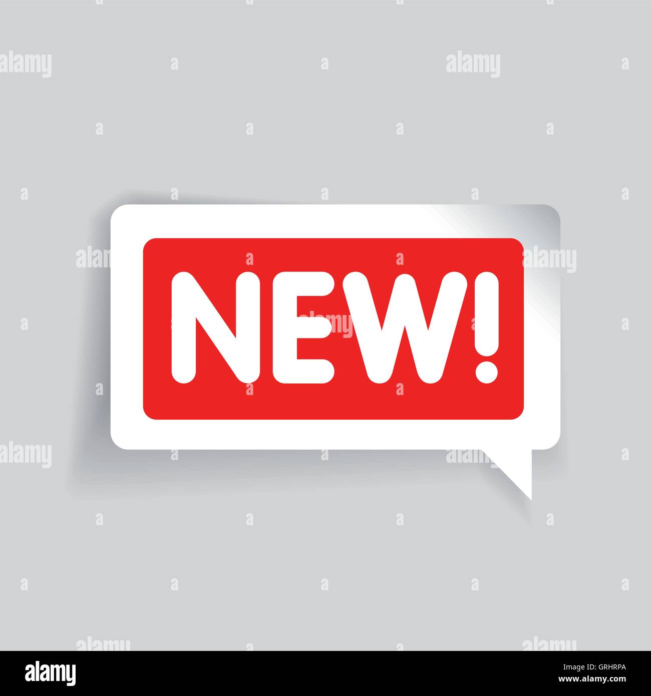 New label vector speech bubble Stock Vector Image & Art - Alamy
