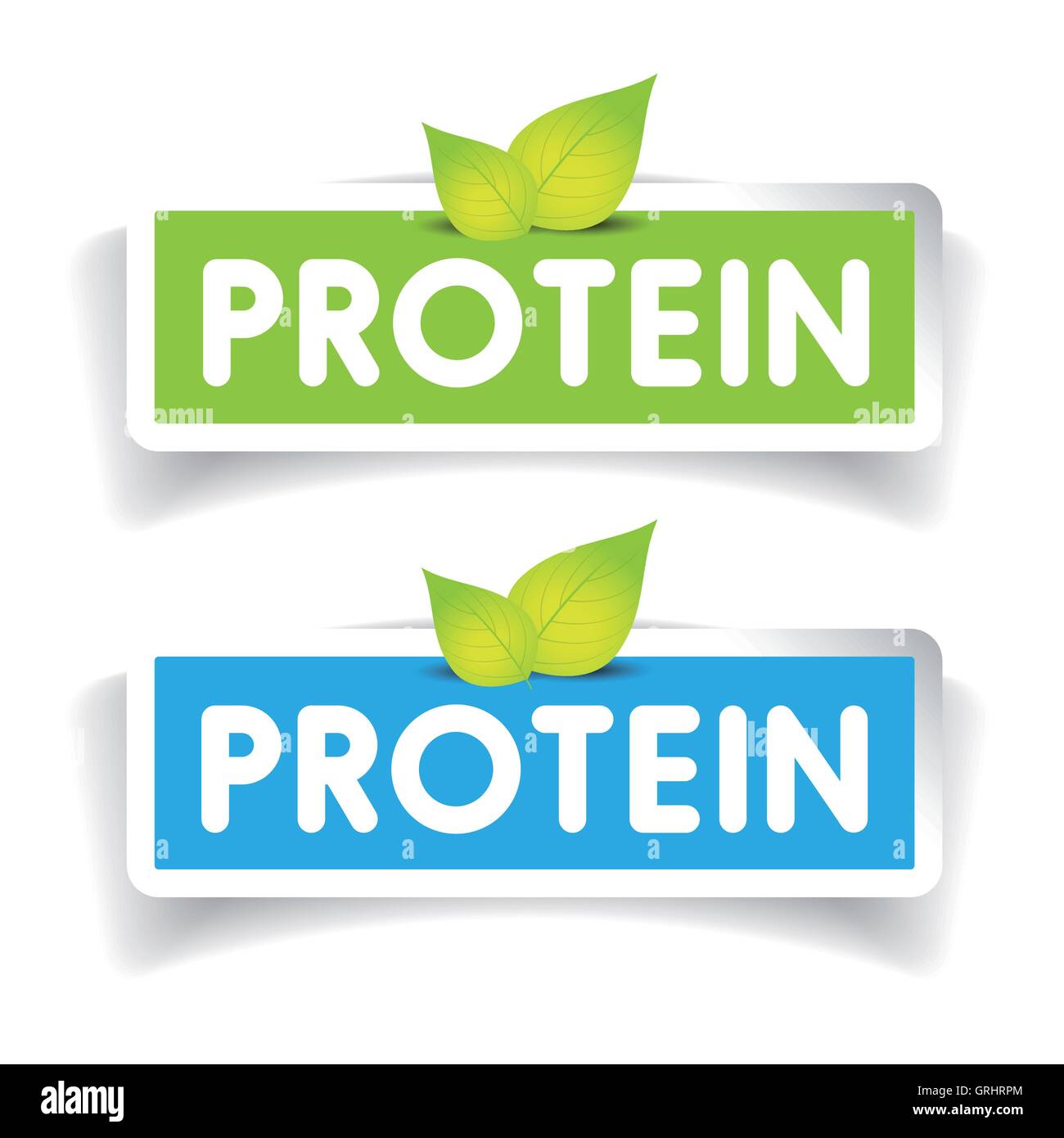 Protein label vector set Stock Vector Image & Art - Alamy