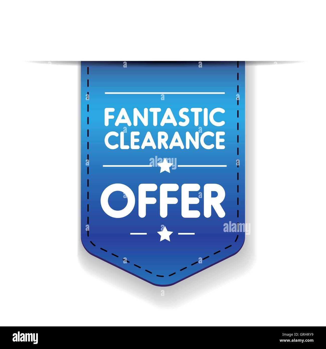 Fantastic clearance offer ribbon vector Stock Vector Image & Art - Alamy
