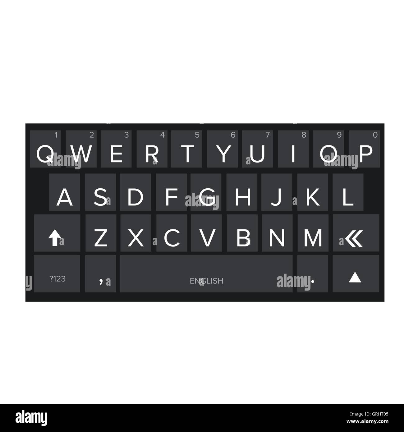 Qwerty keyboard phone Cut Out Stock Images & Pictures - Alamy