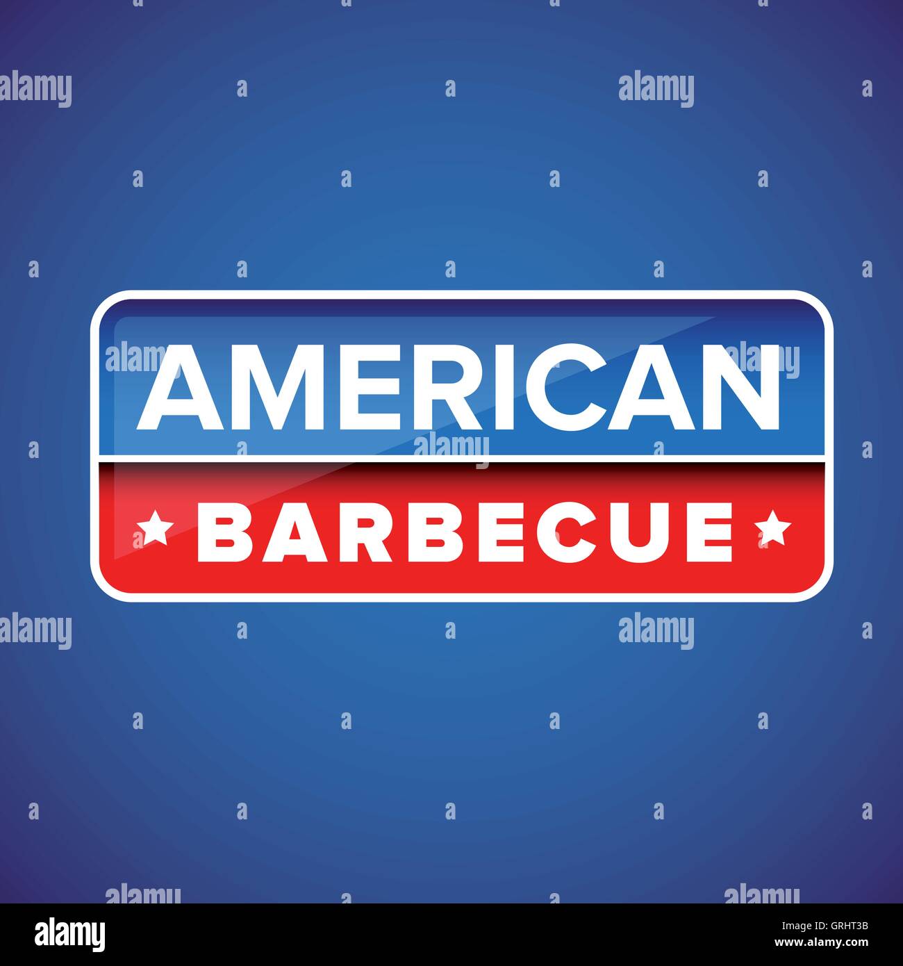 American Barbecue sign vector Stock Vector Image & Art - Alamy