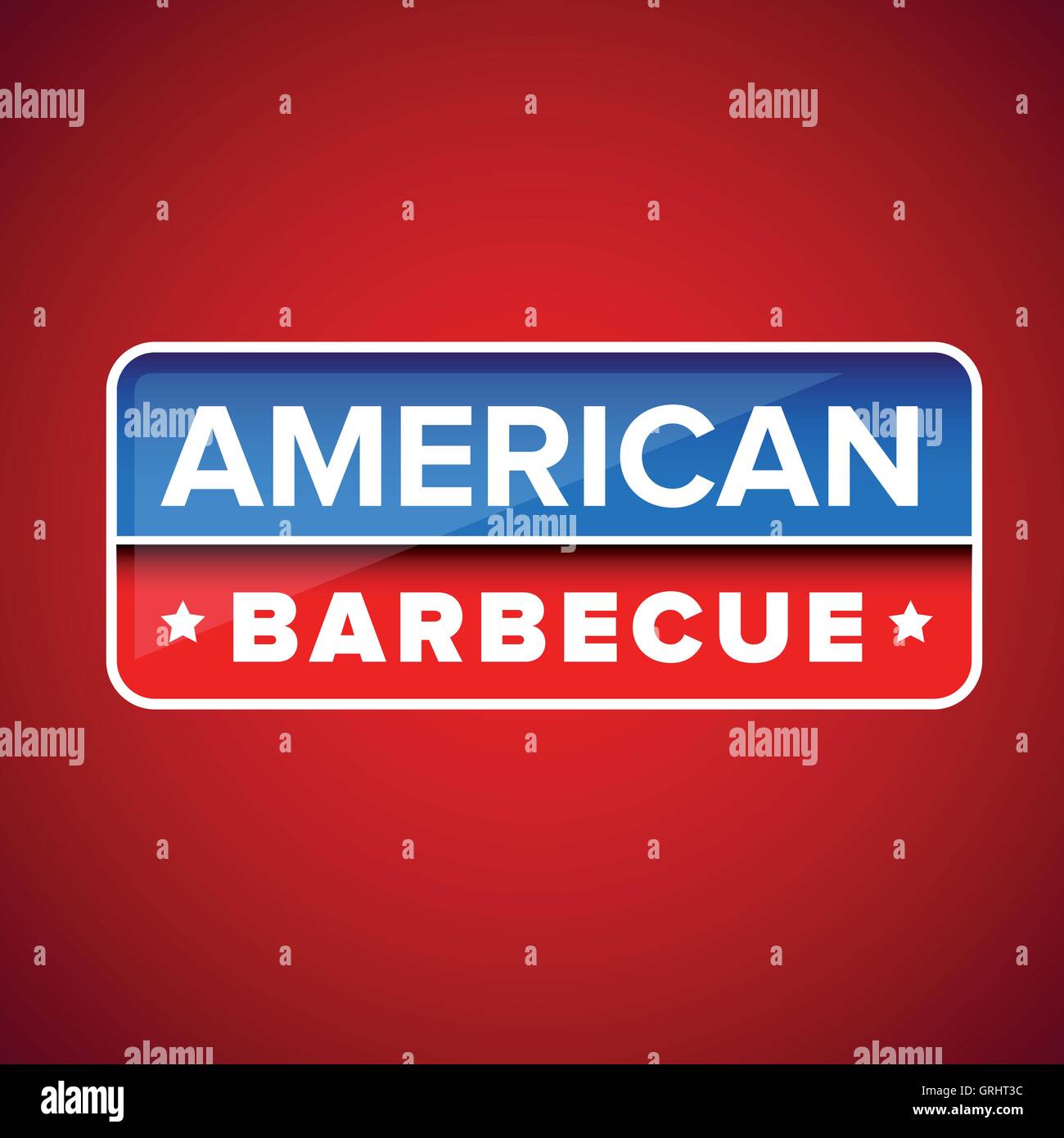 American Barbecue sign vector Stock Vector Image & Art - Alamy