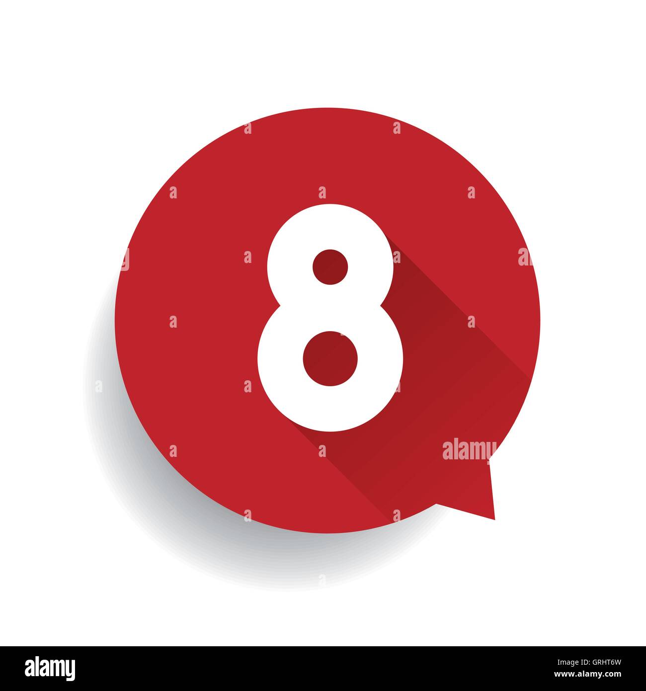 Number 8 logo hi-res stock photography and images - Alamy