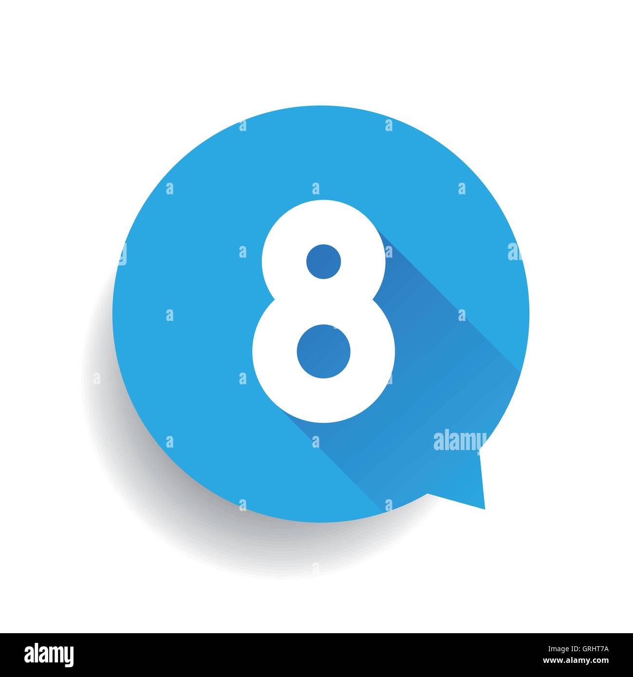 Number 8 logo hi-res stock photography and images - Alamy