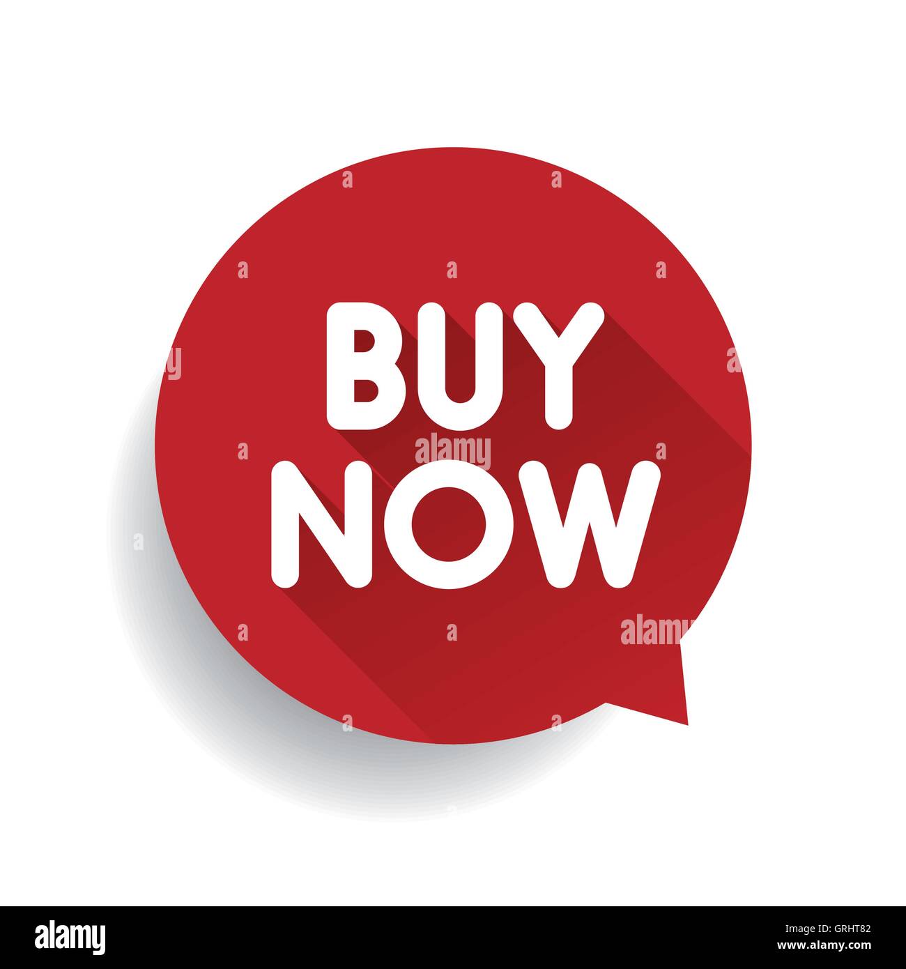 Buy now label vector speech bubble Stock Vector Image & Art - Alamy