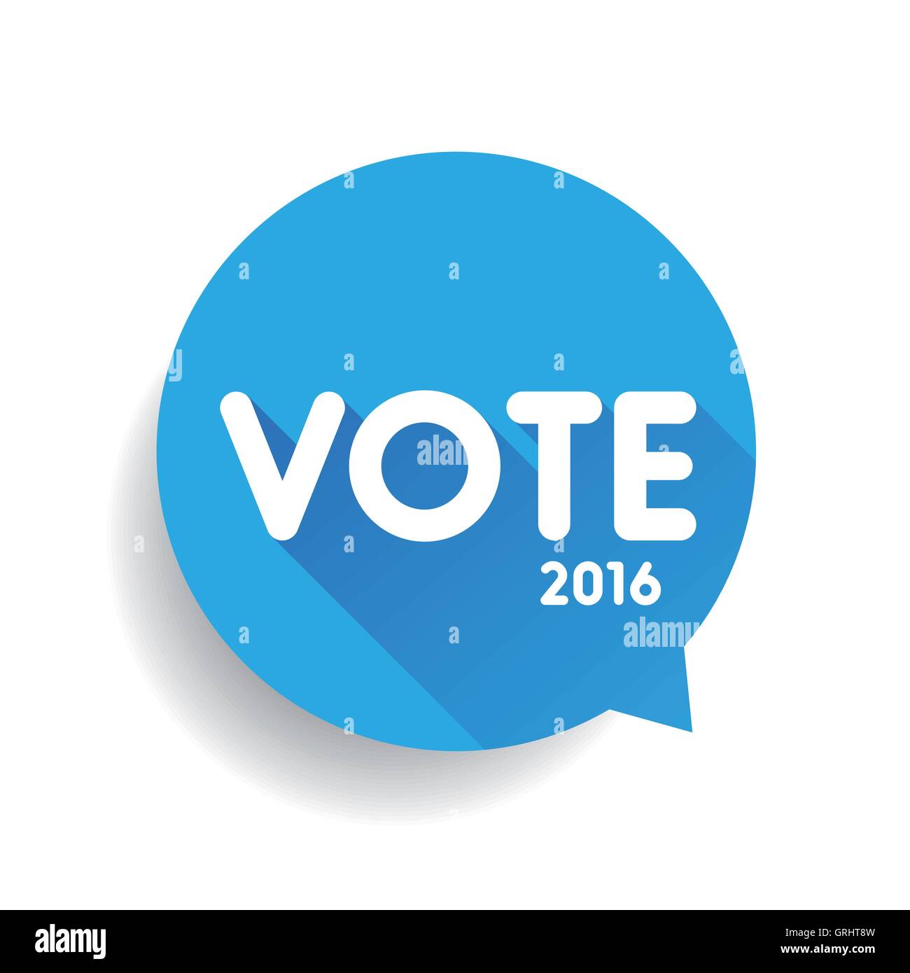Vote label speech bubble vector Stock Vector Image & Art - Alamy