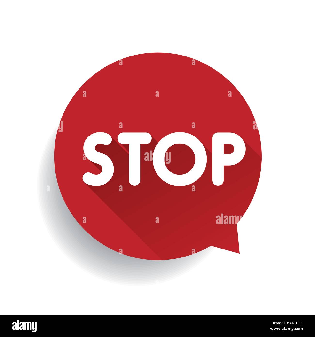 Stop sign vector red Stock Vector Image & Art - Alamy