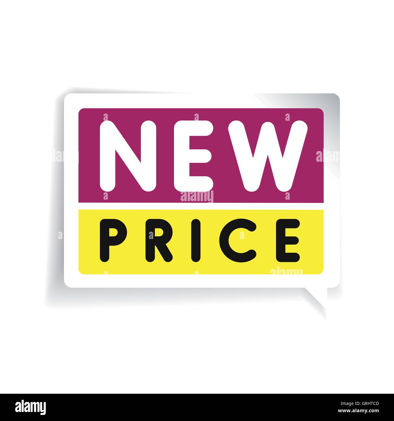 New price tag vector Stock Vector Image & Art - Alamy
