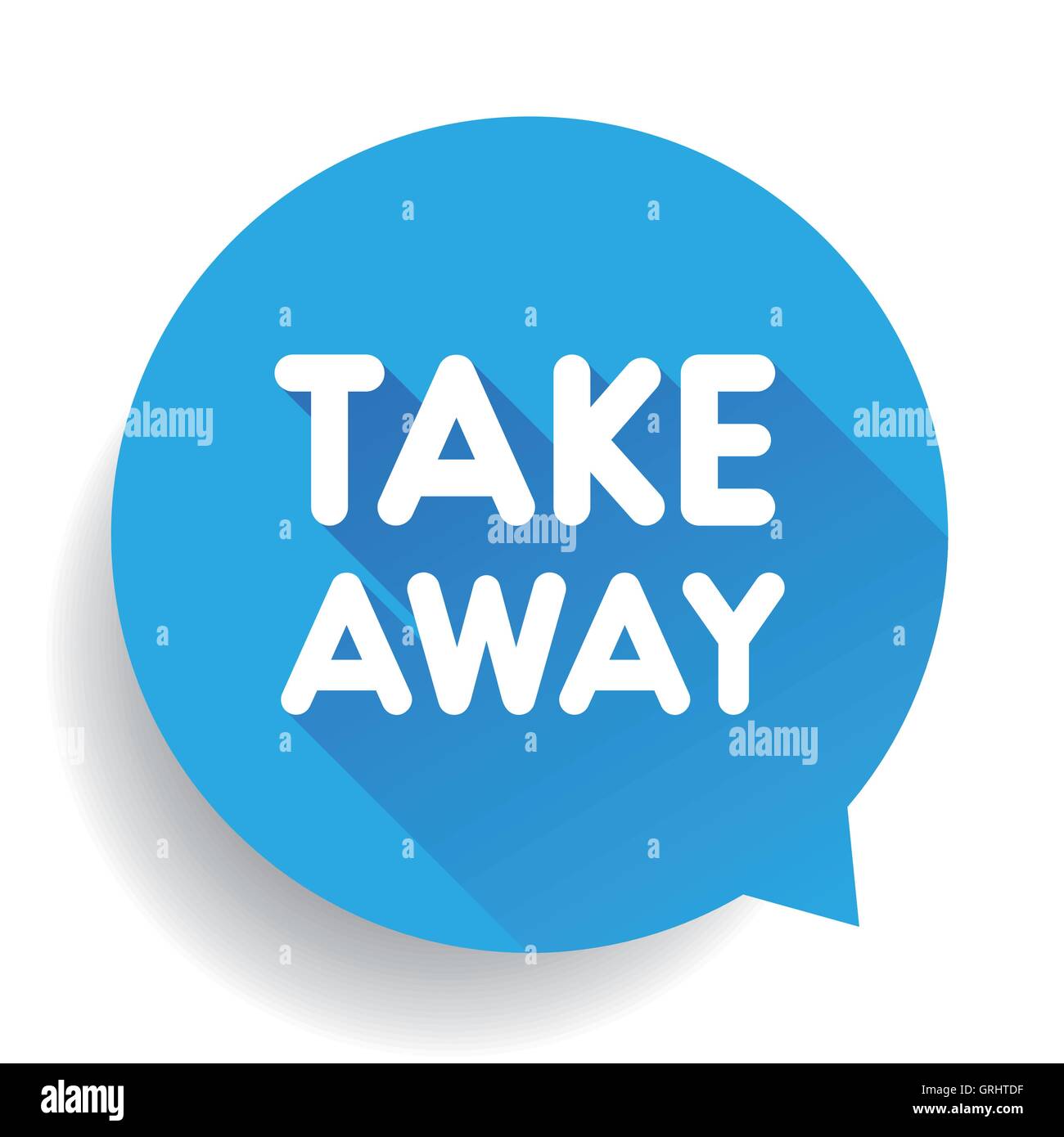 Takeaway sticker Cut Out Stock Images & Pictures - Alamy