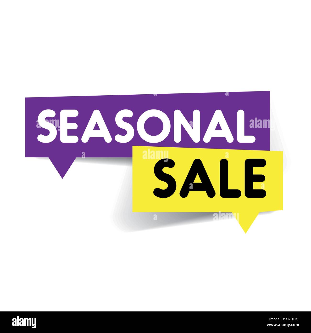 Seasonal sale vector label Stock Vector Image & Art - Alamy