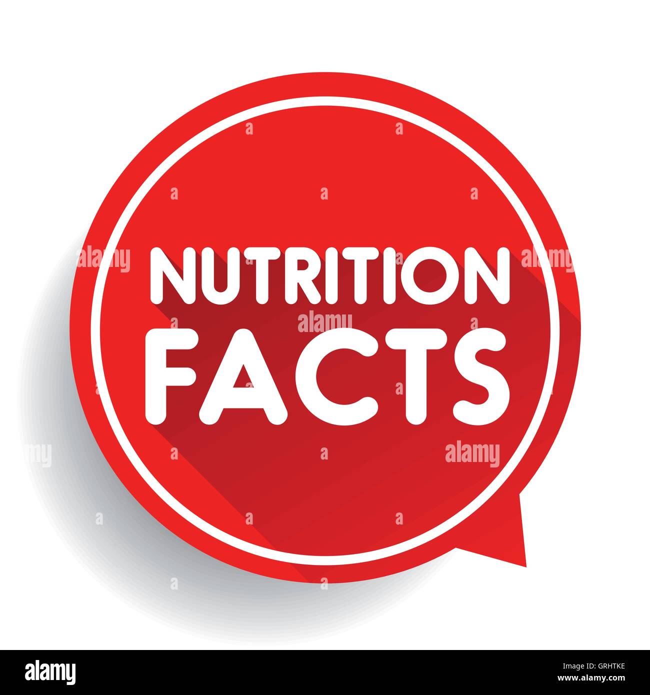 Nutrition facts label vector Stock Vector Image & Art - Alamy