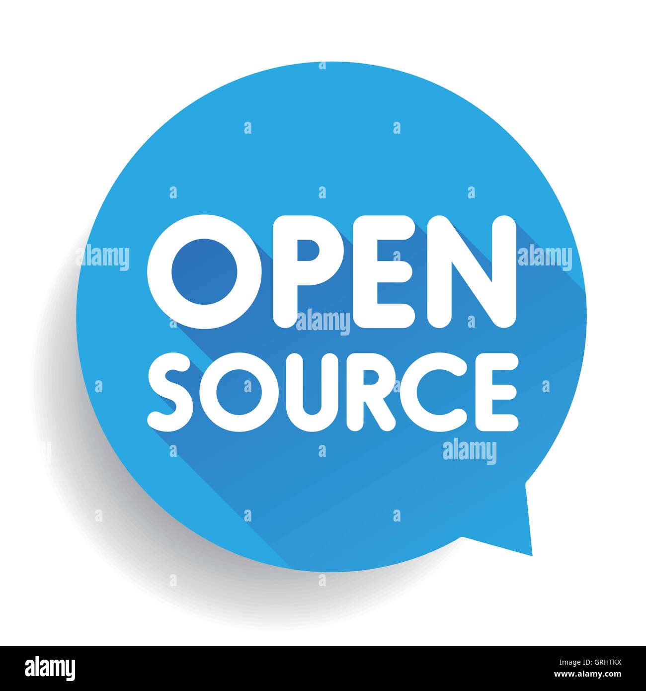 Open Source button vector Stock Vector Image & Art - Alamy