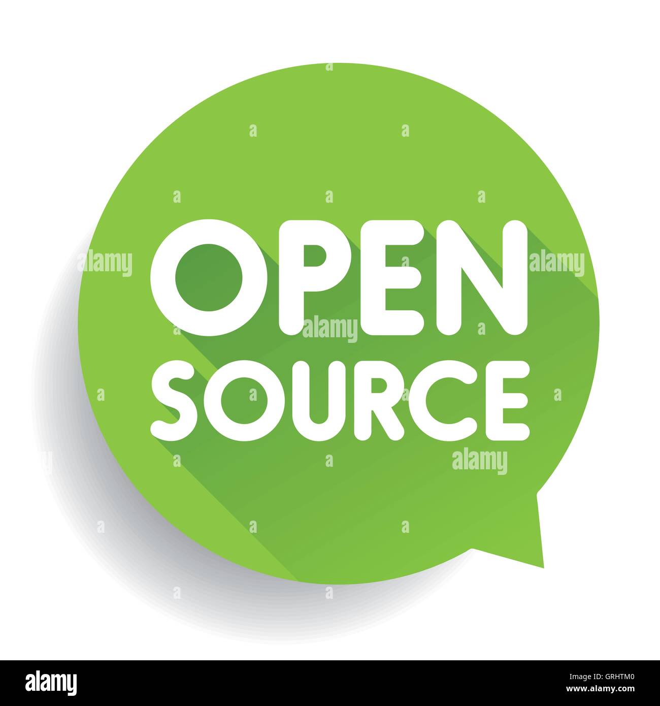Open Source button vector Stock Vector Image & Art - Alamy