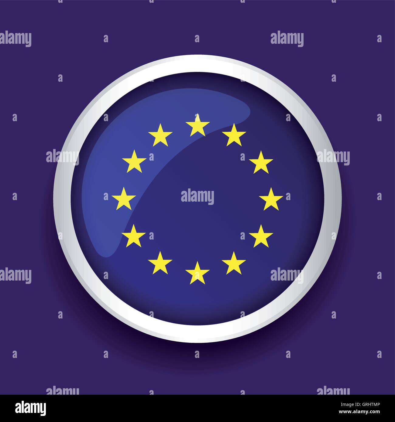 Europe flag (EU) vector Stock Vector Image & Art - Alamy
