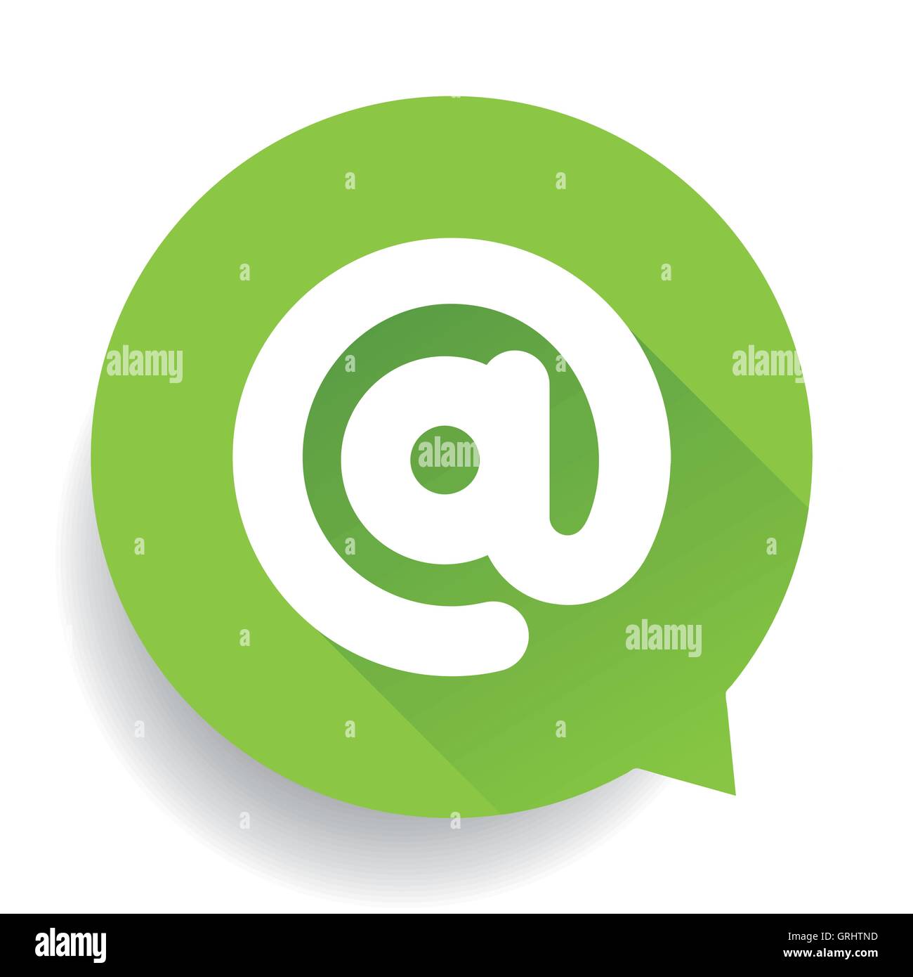 Email icon button vector Stock Vector Image & Art - Alamy