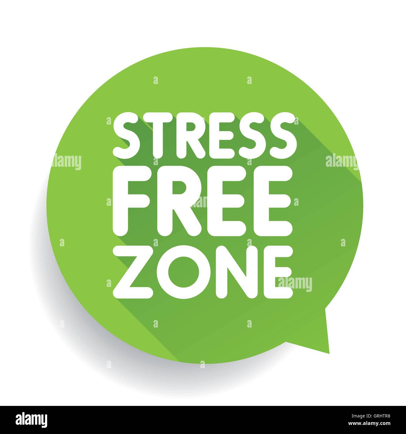 Stress free zone Stock Vector Images - Alamy