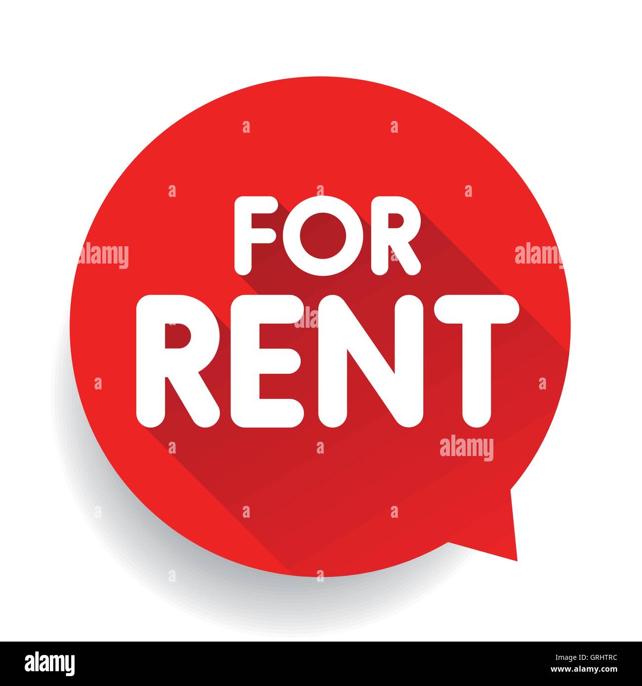 For Rent sticker vector Stock Vector Image & Art - Alamy