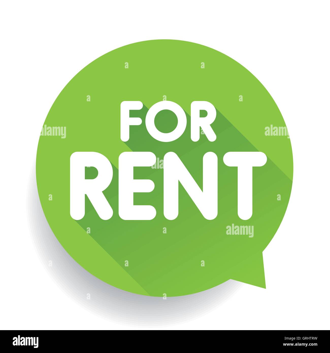 For Rent sticker vector Stock Vector Image & Art - Alamy