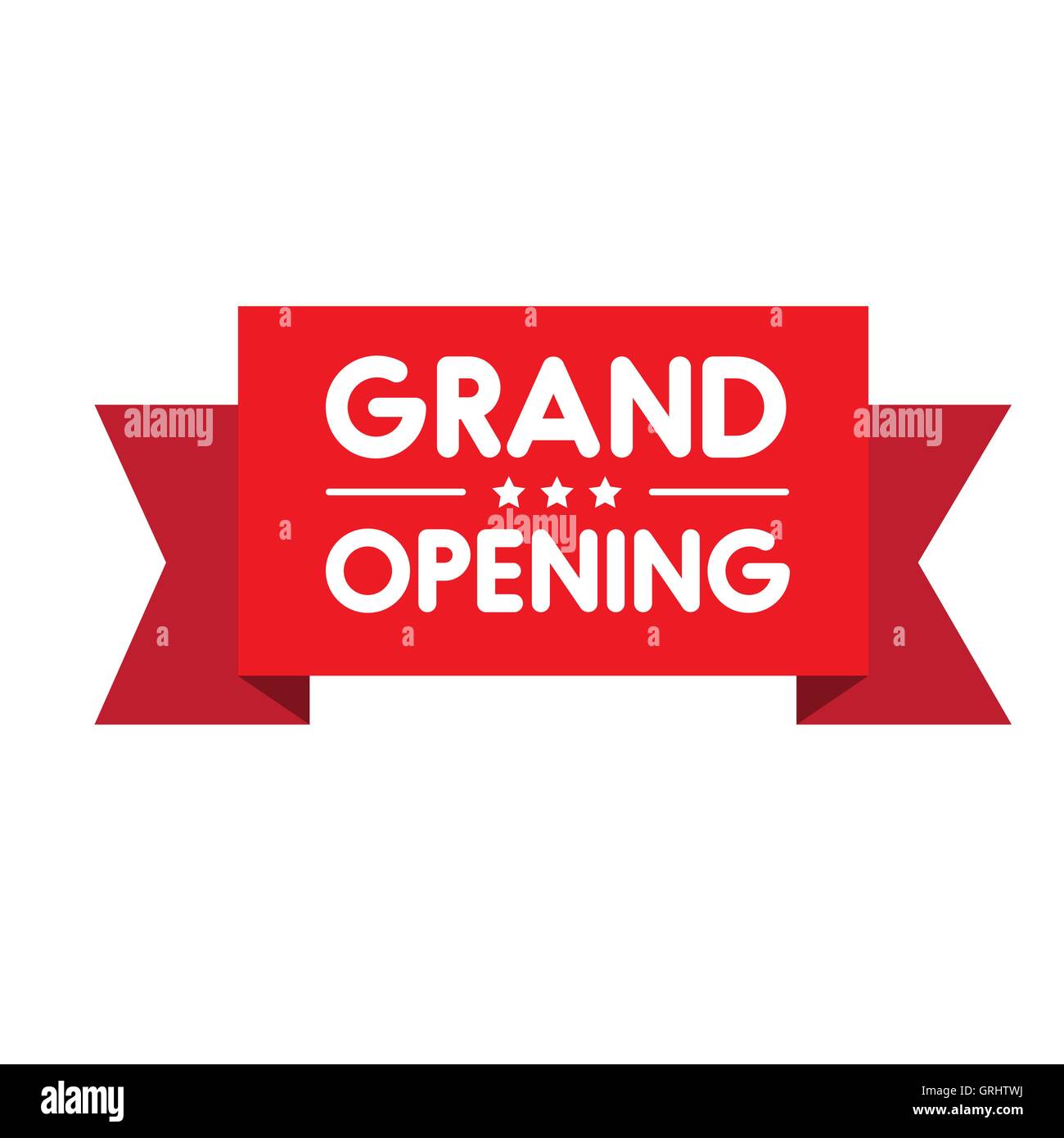Grand Opening invitation label lettering Stock Vector Image & Art - Alamy