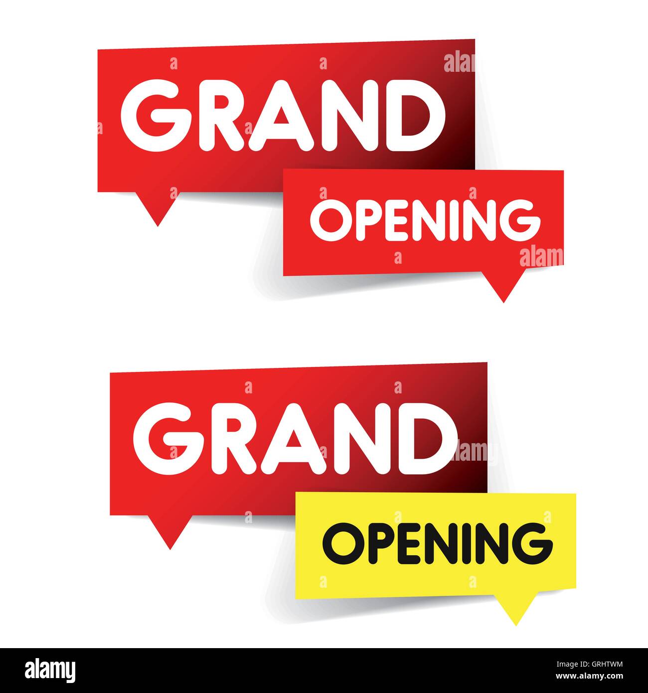 Grand Opening invitation label lettering Stock Vector Image & Art - Alamy