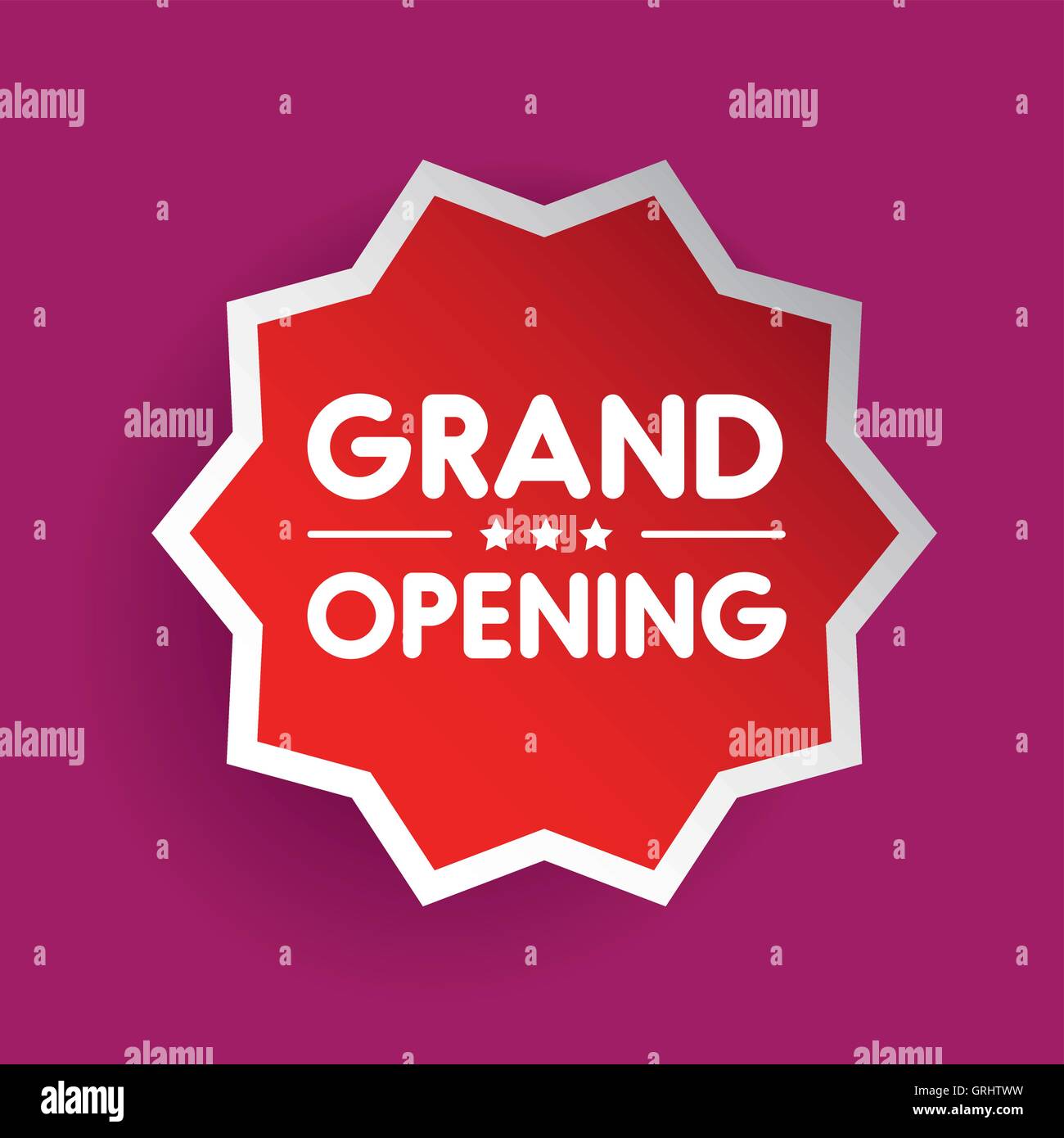 Grand Opening invitation label lettering Stock Vector Image & Art - Alamy