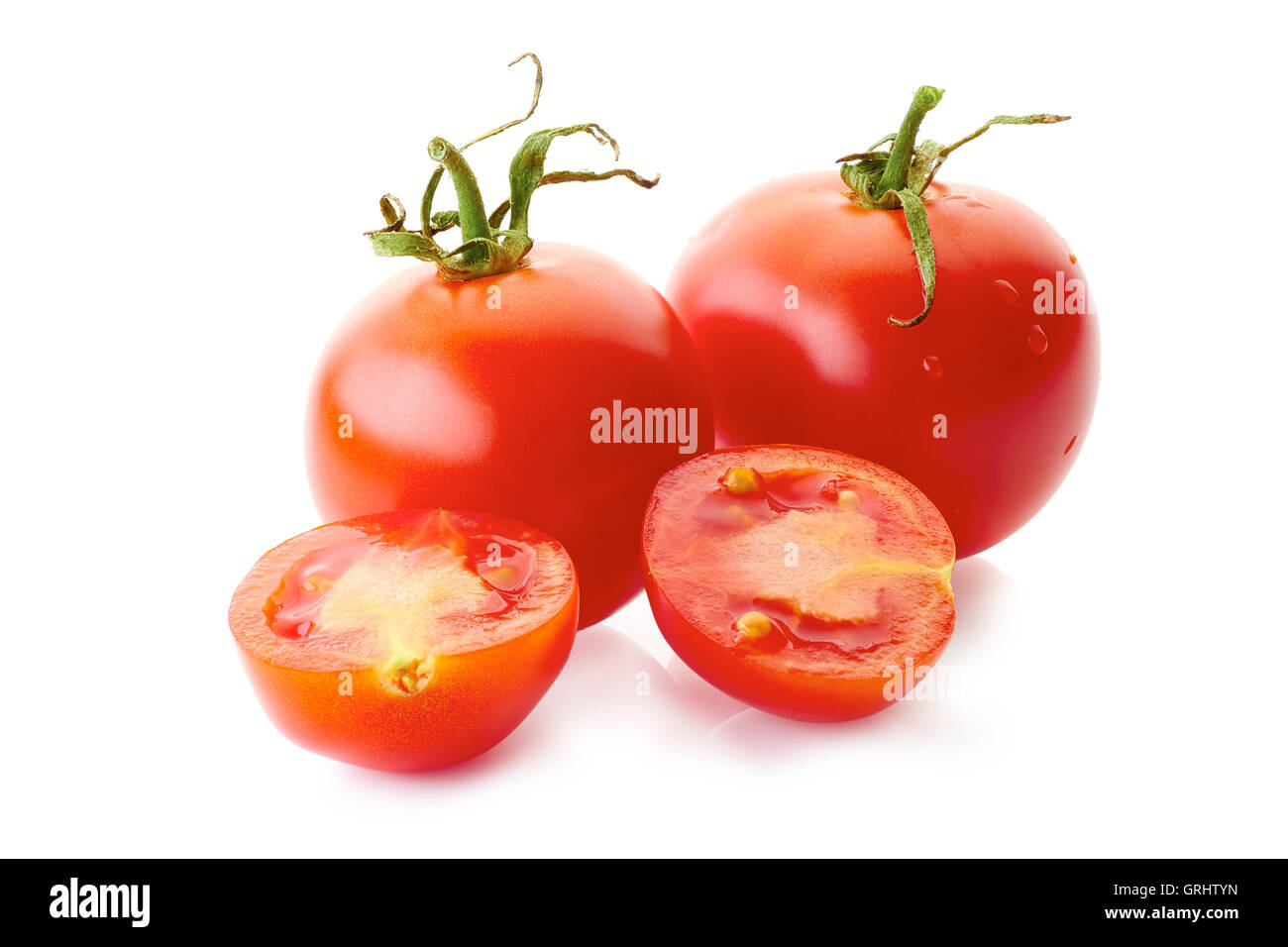 Slice ripe red tomato hi-res stock photography and images - Alamy