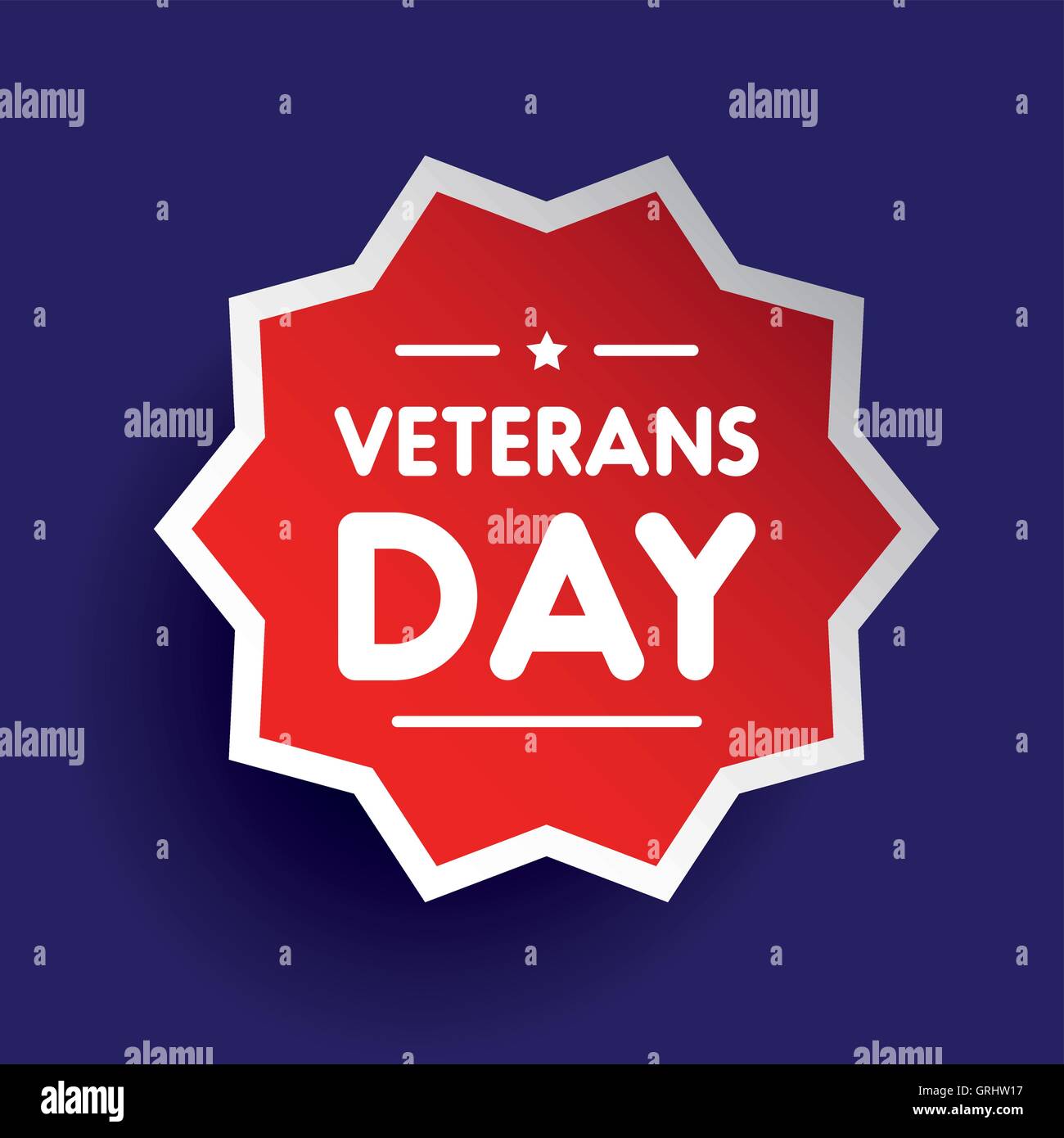 Veterans day horizontal banner Stock Vector Images - Alamy