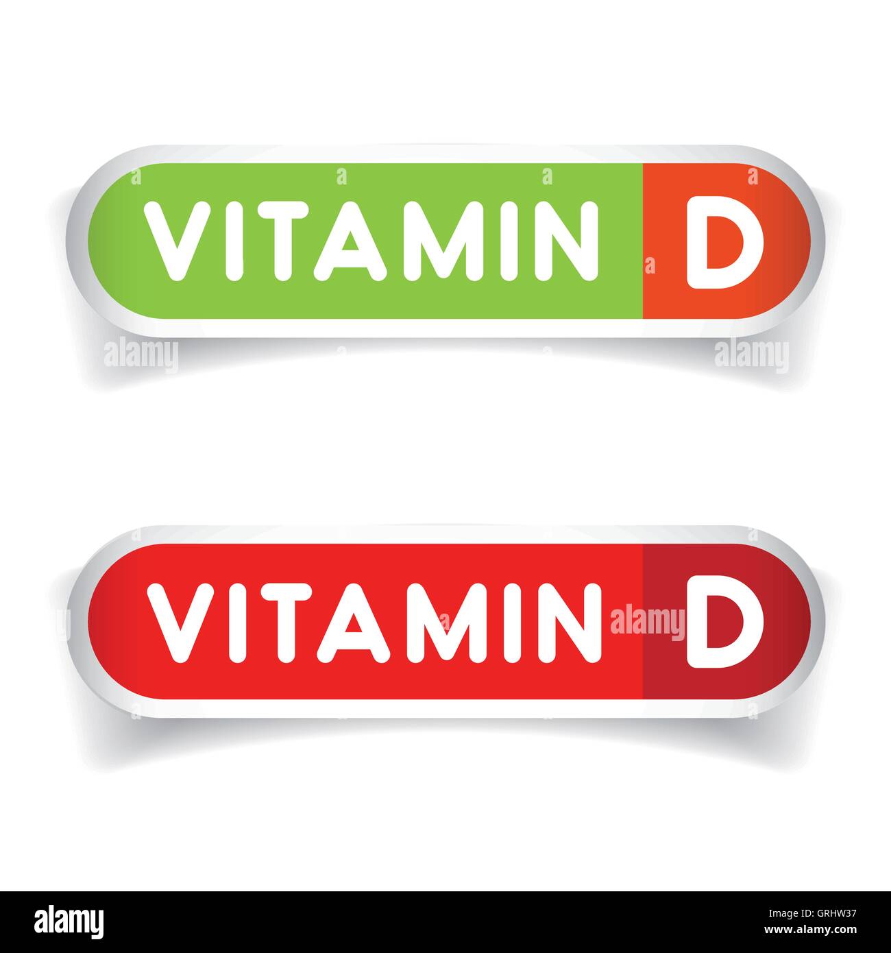 Vitamin D label sign vector set Stock Vector Image & Art - Alamy