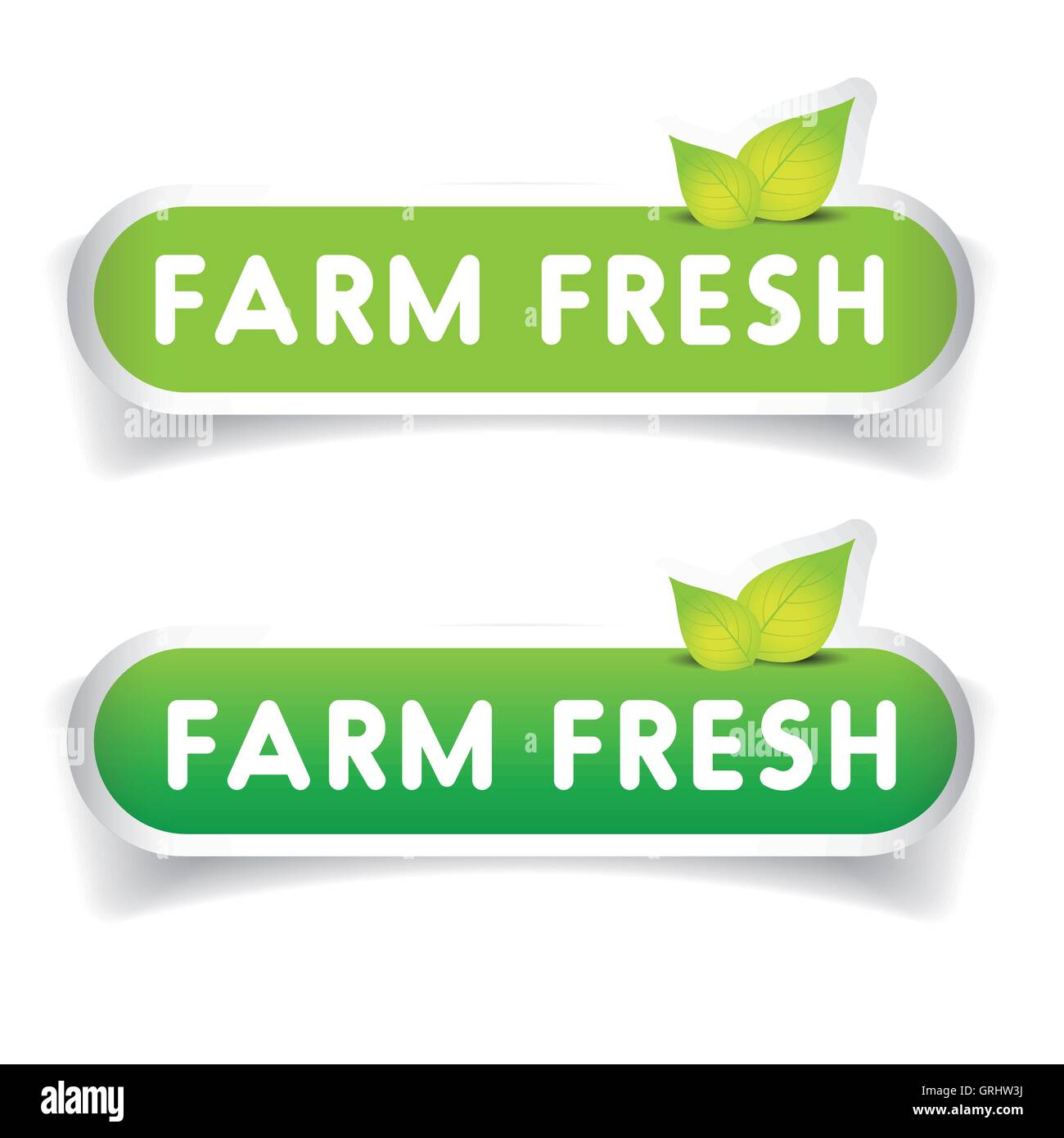 Farm fresh label vector set Stock Vector Image & Art - Alamy