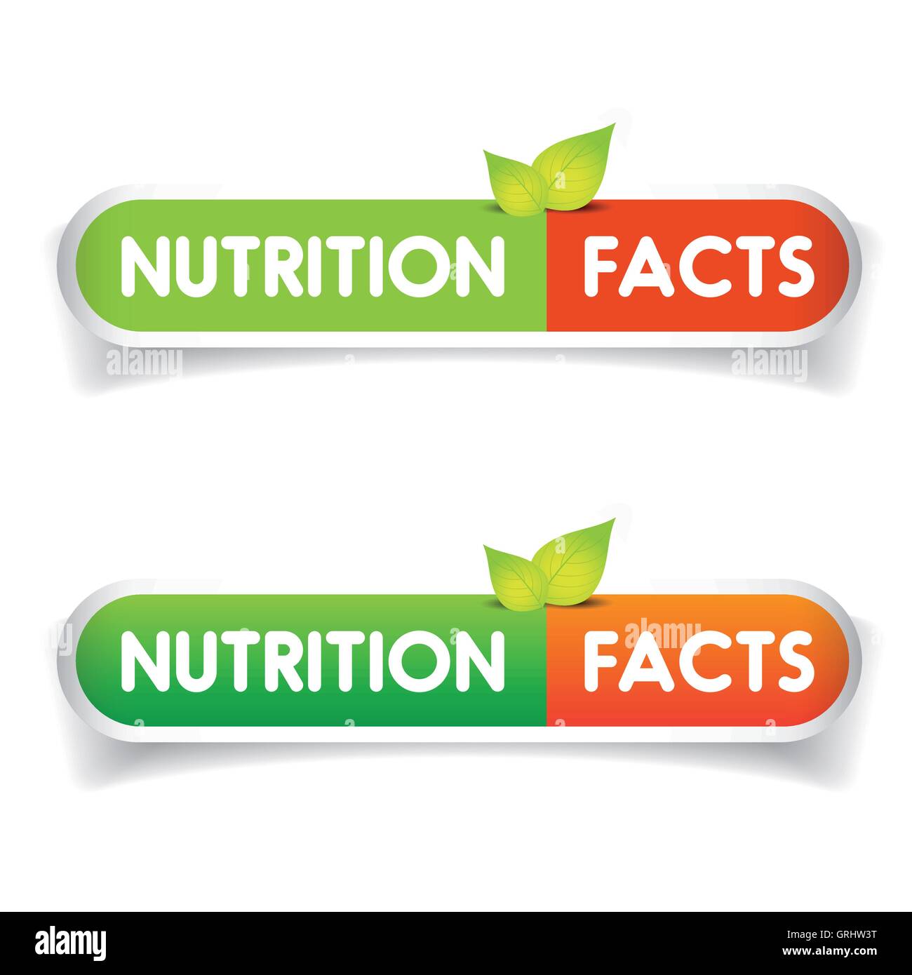 Nutrition facts label Stock Vector Image & Art - Alamy