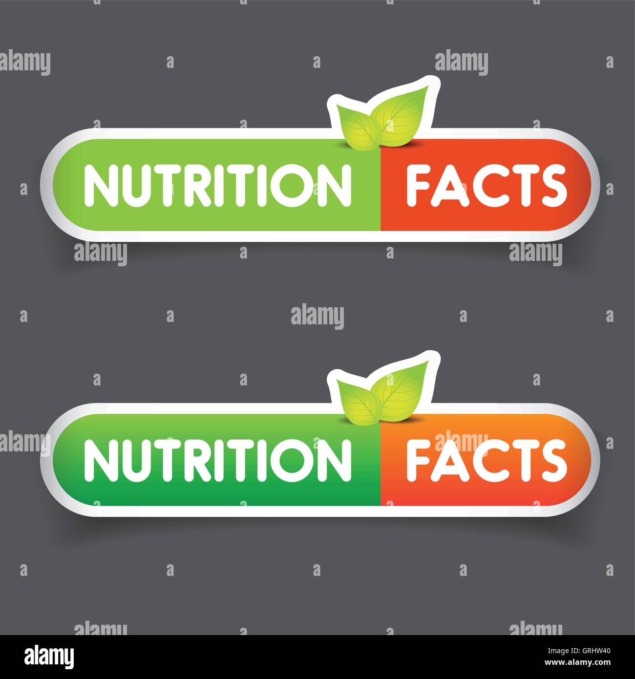 Nutrition facts label Stock Vector Image & Art - Alamy