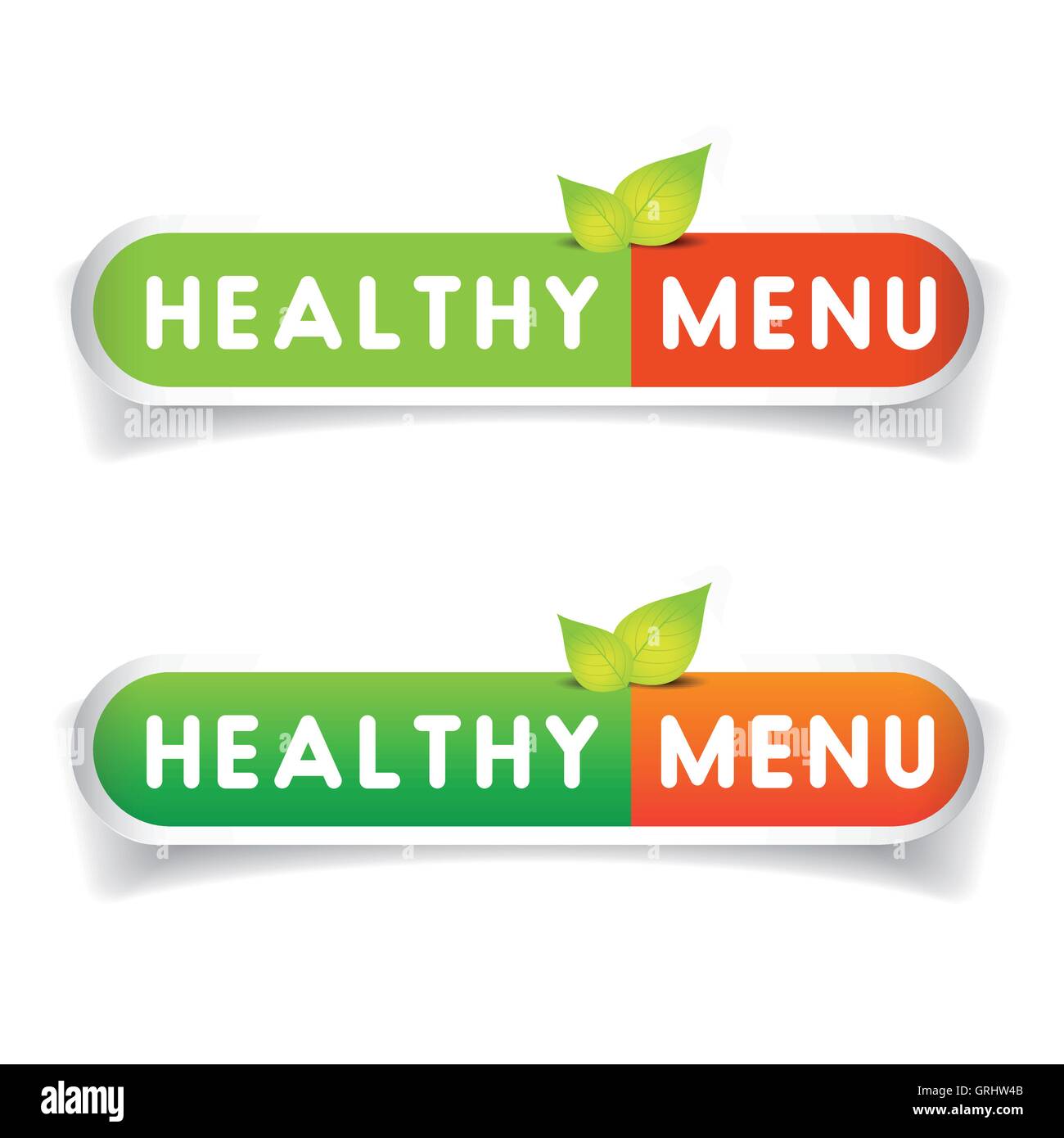 Healthy Menu label vector Stock Vector Image & Art - Alamy
