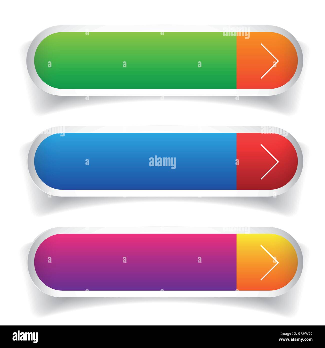 Vector button set Stock Vector Image & Art - Alamy