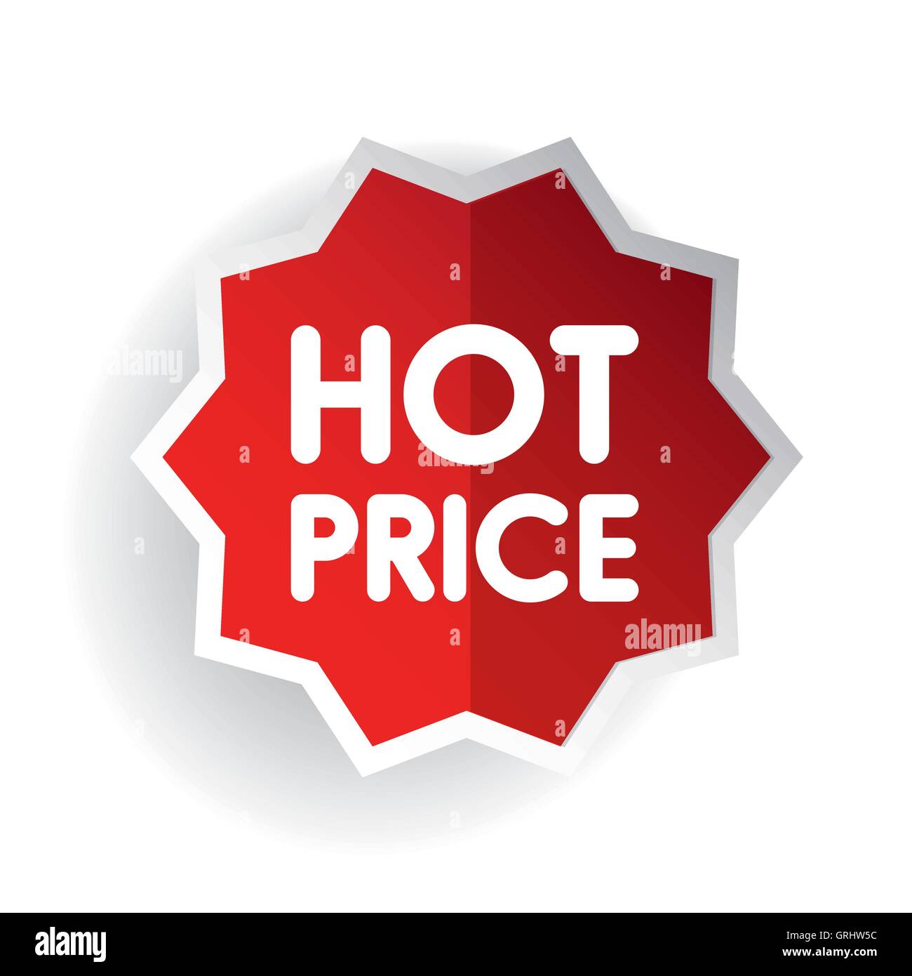 Hot Price sticker vector Stock Vector Image & Art - Alamy