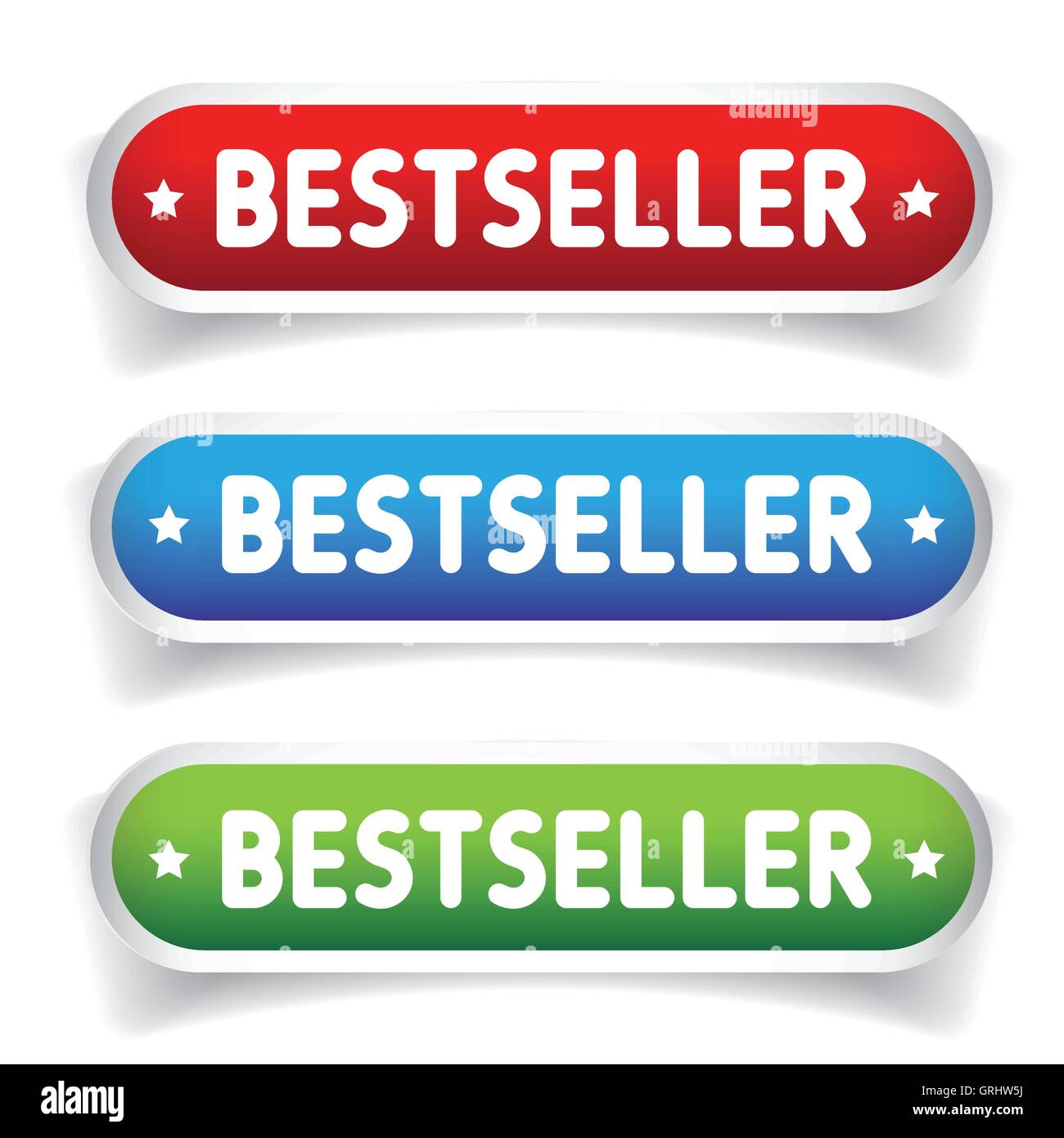 Best seller button set Stock Vector Image & Art - Alamy