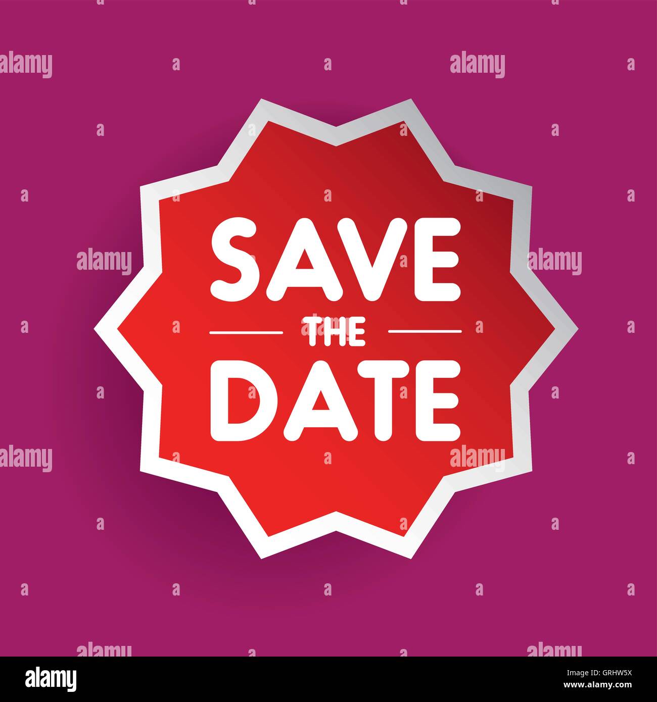 Save the Date vector star Stock Vector Image & Art - Alamy