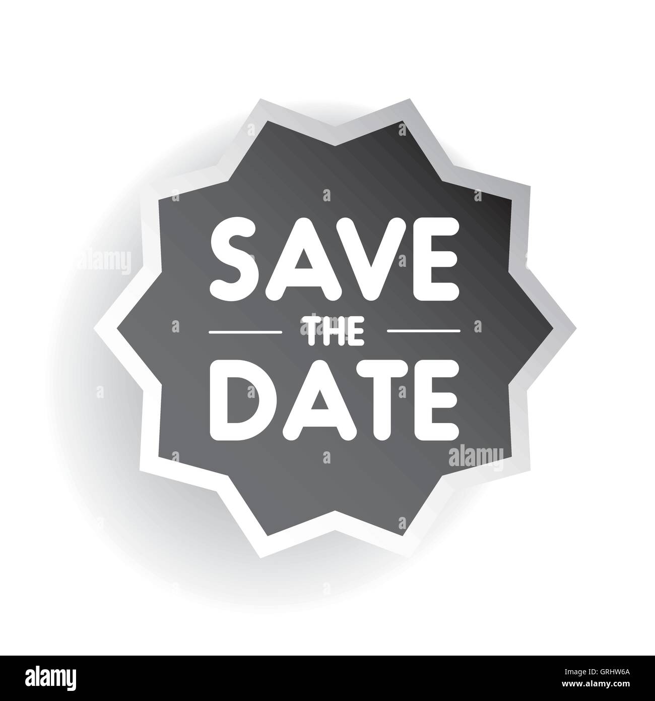 Save the Date vector star Stock Vector Image & Art - Alamy
