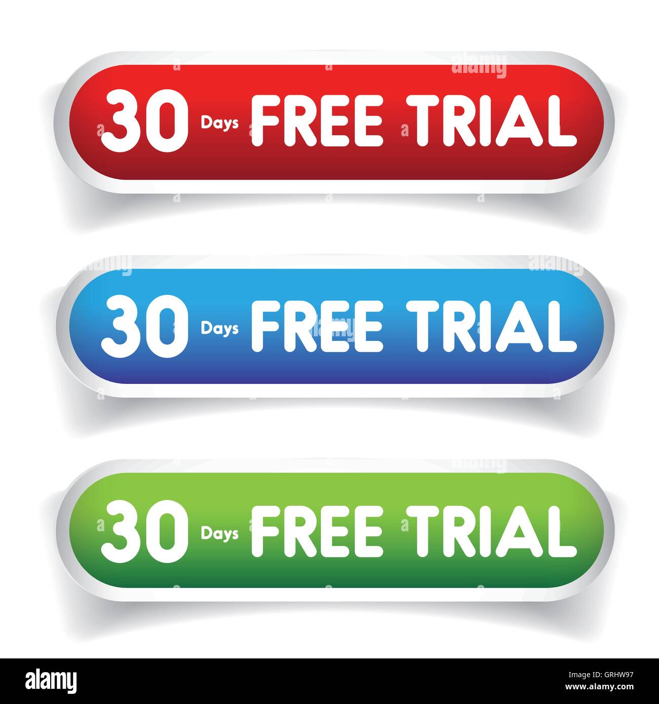 30 days trial stamp hi-res stock photography and images - Alamy