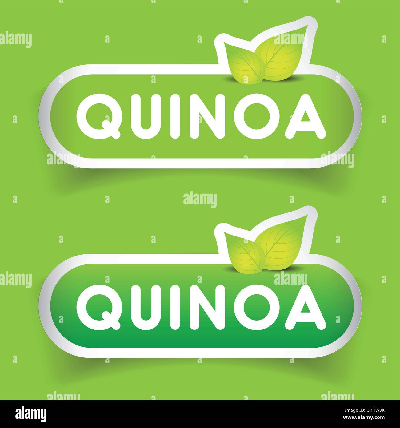 Quinoa sign label vector Stock Vector Image & Art - Alamy